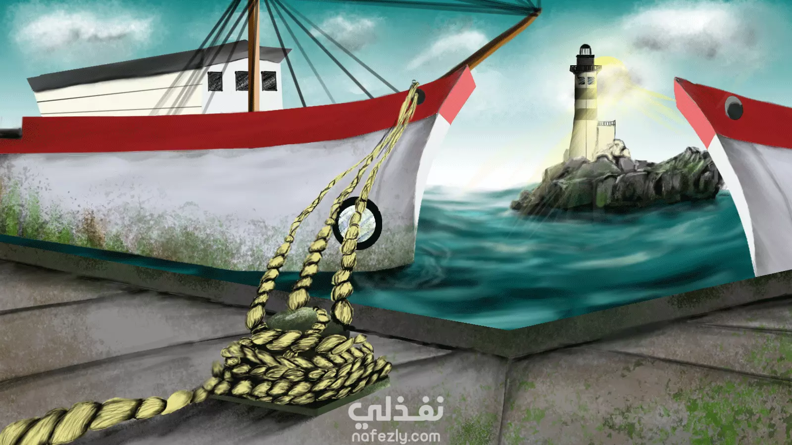 ship port digital art | نفذلي