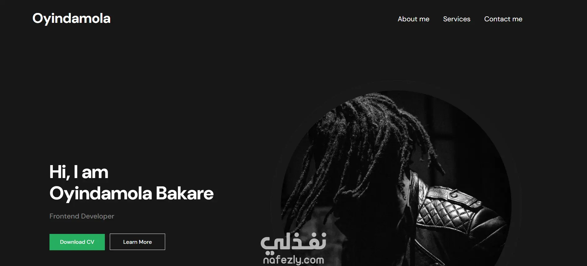 design of Oyindamola home page | نفذلي