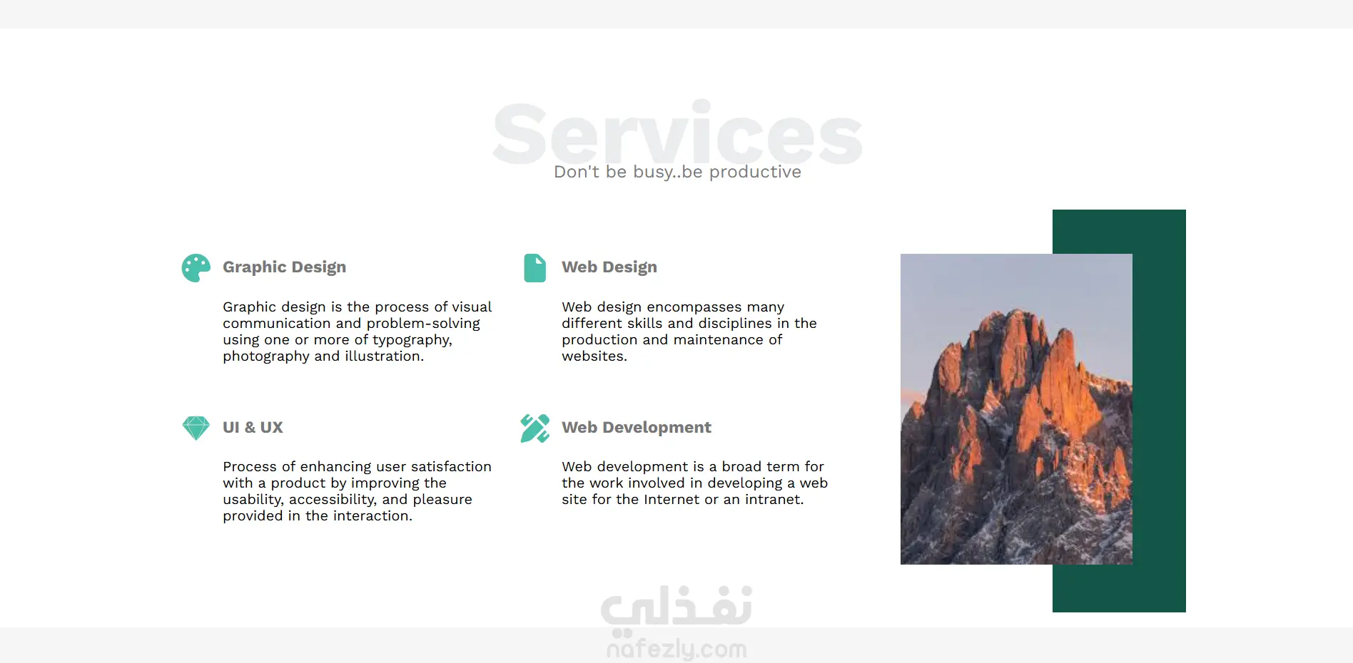 landing page باستخدام HTML CSS JS | نفذلي